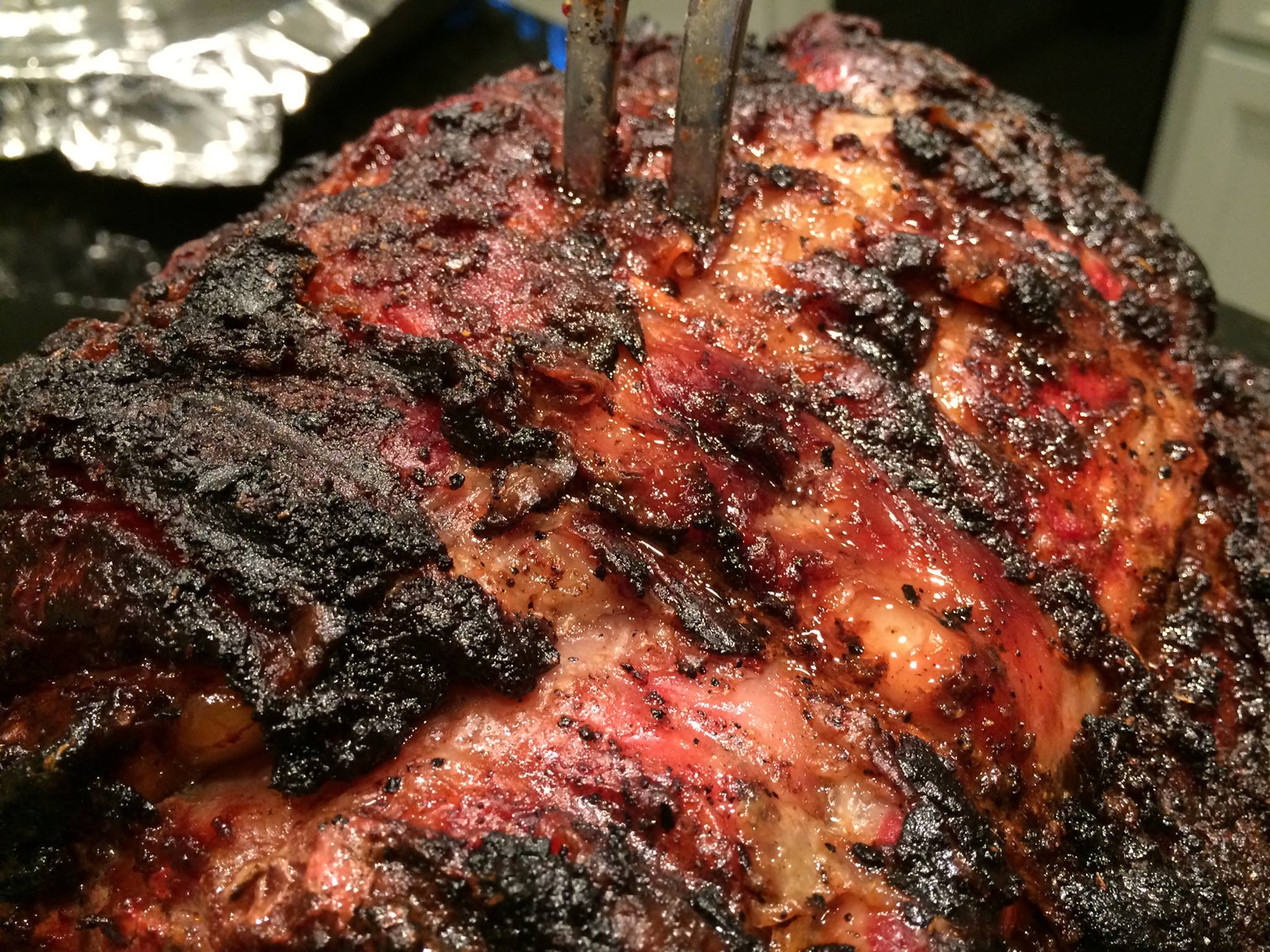 Standing Rib Roast coal grilled method | Mindful Palate